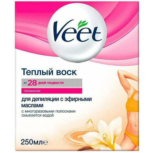 Veet / Воск для депиляции Veet Теплый с эфирными маслами 250мл 2 шт
