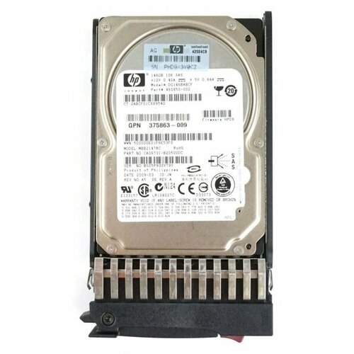 Жесткий диск HP CA06731-B20500DC 146Gb 10000 SAS 2,5" HDD
