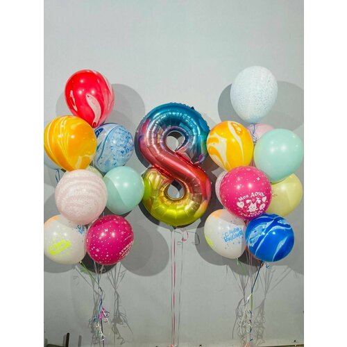 Набор шаров на день рождения / Гелиевые шарик