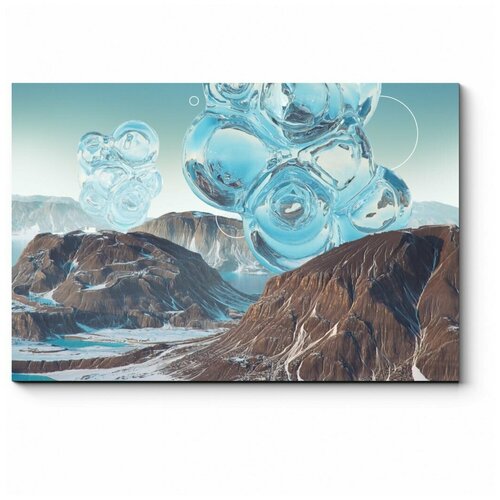 Модульная картина Инопланетные ледяные пузыри50x33