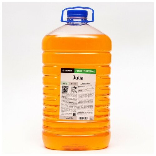 Жидкое мыло Julia с ароматом персика, 5 л 9502109