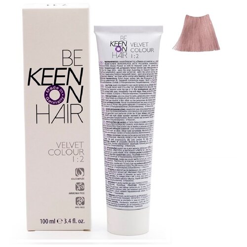 KEEN Be Keen on Hair краска для волос без аммиака Velvet Color, 9.8 hellblond perl, 100 мл