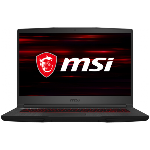 15.6" Ноутбук MSI GF63-634XRU 1920x1080, Intel Core i7 10750H 2.6 ГГц, RAM 16 ГБ, DDR4, SSD 512 ГБ, NVIDIA GeForce GTX 1650, без ОС, 9S7-16R512-634, черный