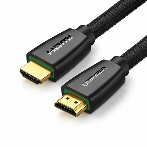 Кабель Ugreen HD118 (40410) HDMI Male To Male Cable with Nylon Braid (2 метра) чёрный