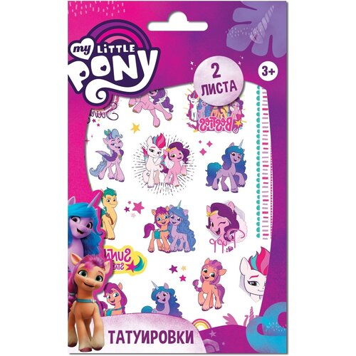 Временные татуировки ND Play My Little Pony, 2 листа, дизайн 1 (297915)