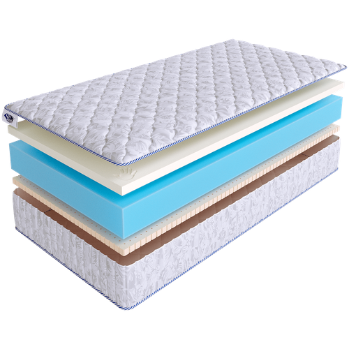 Беспружинный ортопедический матрас SkySleep ROLLER Cotton Memory-Latex 20 на диван кровать 160x170