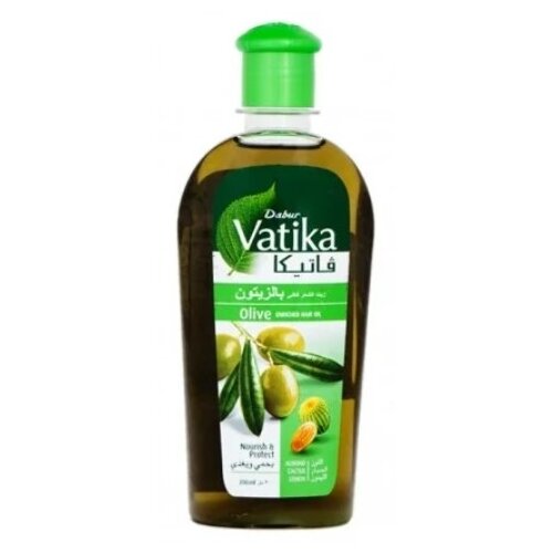 Dabur Vatika Оливковое масло для волос, 203 г, 200 мл, бутылка