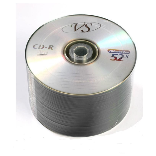 CD-R VS Носители информации CD-R, 52x, VS, Bulk/50, VSCDRB5003
