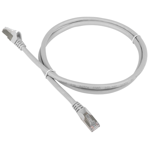 Патч-корд TWT TWT-45-45 RJ-45 (m) - RJ-45 (m) CAT5e F/UTP, 7 м, 1 шт., серый