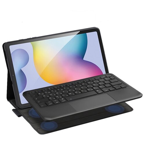 Чехол с русской клавиатурой Dux Ducis для Samsung Galaxy Tab S6 Lite (P610 / P6115) черный