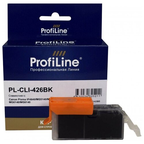 Картридж ProfiLine PL-CLI-426BK-Bk, 1505 стр, черный