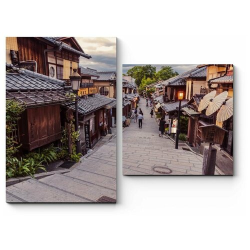 Модульная картина Нинэн-зака-любимая улочка Киото80x60