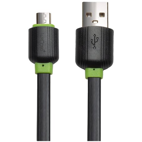 Кабель LuxCase USB Micro USB 1m 2A PVC (QY-PFM) Black