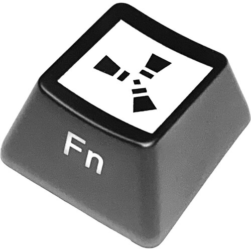 Кейкап Rust для механической клавиатуры – FN (черный, 1u, OEM R1)