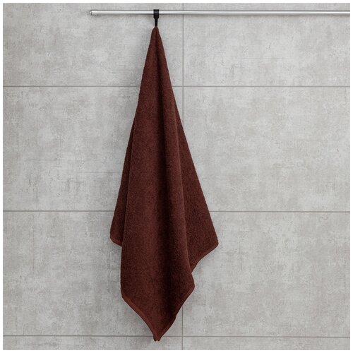 Махровое полотенце Sandal "оптима" 70*140 см, плотность 380 гр, цвет - коричневый