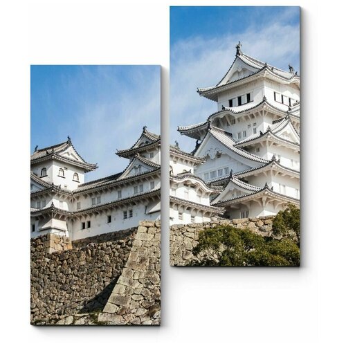 Модульная картина Замок Белой Цапли в Японии100x125