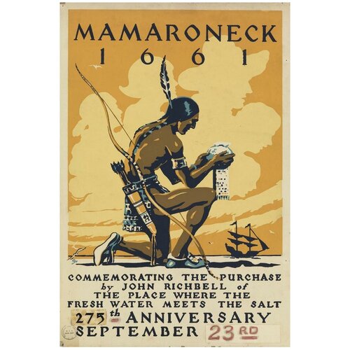 Постер / Плакат / Картина Афиша - Театральное выступление Mamaroneck 50х70 см в подарочном тубусе