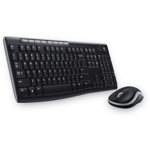 Комплект беспроводной Logitech MK270 латиница (без кириллицы) (клавиатура+мышь) (арт. 920-003381, M/N: MR0085 / Y-R0042 / C-U0010)