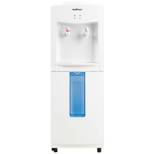 Кулер- водонагреватель без охлаждения, HOT FROST V118F, напольный, 2 крана, белый, 120311803