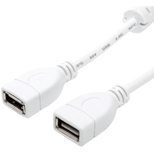 Удлинитель ATcom USB (мама) - USB (мама) 1.8м белый