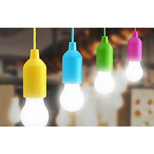 Подвесная лампа/Лампа светильник для кемпинга/LED лампочка на веревке