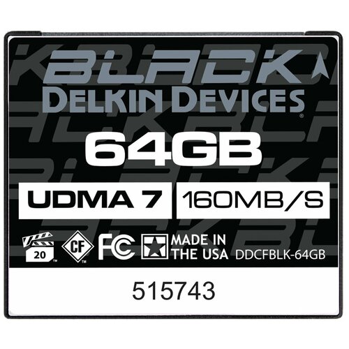 Карта памяти Delkin Devices Black CF 64GB UDMA7