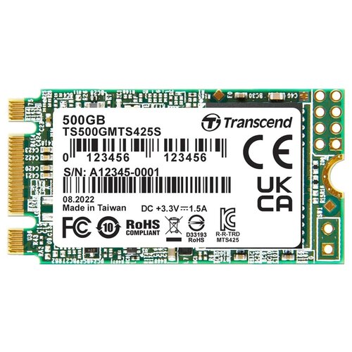 Твердотельный накопитель Transcend 500 ГБ M.2 TS500GMTS425S