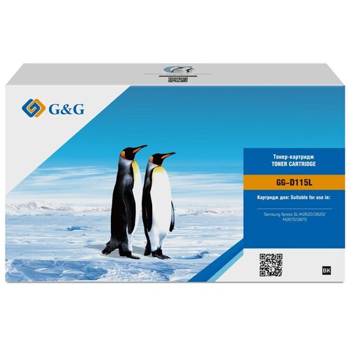 Картридж лазерный G&G GG-D115L черный