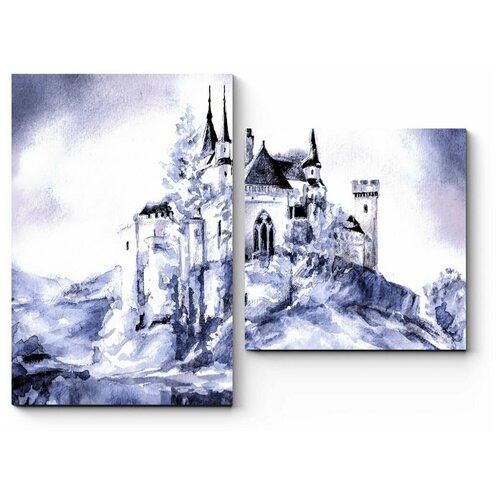 Модульная картина Фантастический сказочный замок110x83