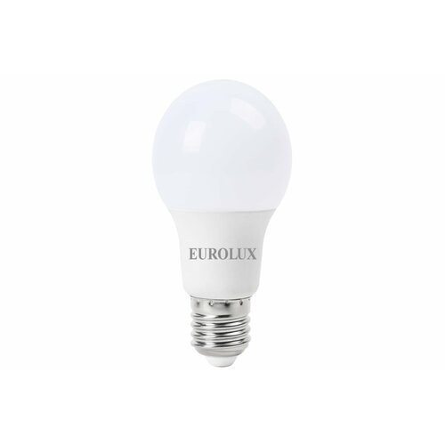Лампа светодиодная LL-E-A60-15W-230-6K-E27 (груша, 15Вт, холод, Е27) в коробке 10 шт. Eurolux, арт. 900/76/2/74
