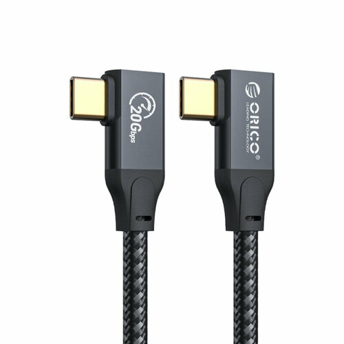 Кабель Orico Type-C/Type-C, USB3.2, 20Гбит/с, 2м, черн(ORICO-CSL32-20-BK-BP)