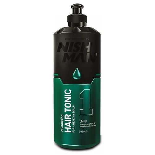 NISHMAN Восстанавливающий тоник для волос Hair Tonic Chilly, 200 г, 200 мл