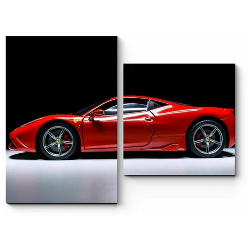 Модульная картина Ferrari 458 красная150x113
