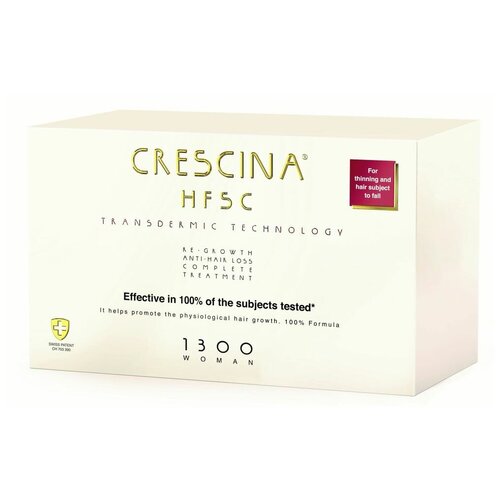 Crescina Комплекс Transdermic HFSC 1300 для Женщин 20+20, 40*3,5 мл