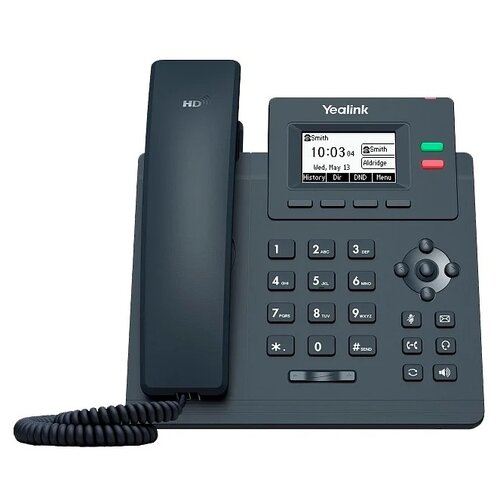 VoIP-телефон Yealink SIP-T31P (без блока питания) черный