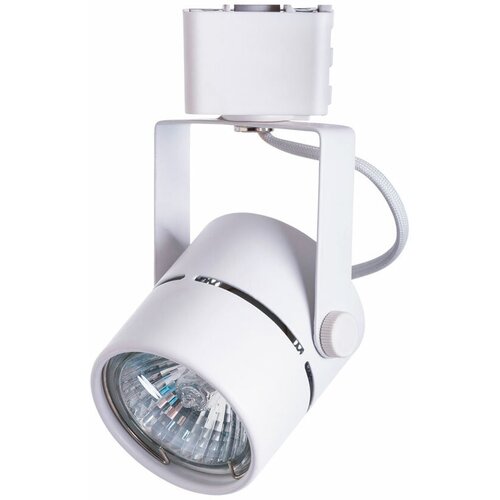 Трековый светильник однофазный Arte Lamp Mizar 50 Вт GU10 1 кв. м белый (A1311PL-1WH)