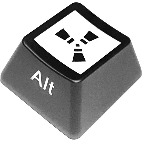 Кейкап Rust для механической клавиатуры – ALT (черный, 1u, OEM R1)