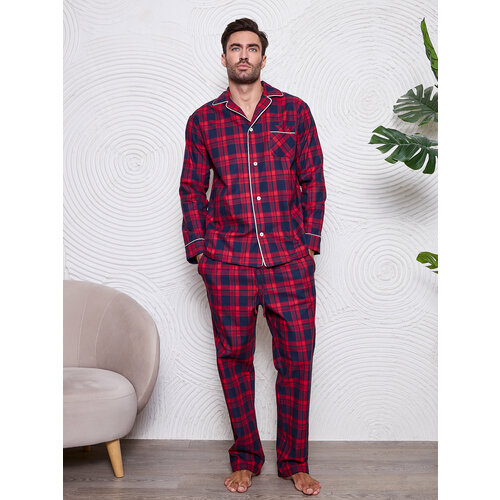 Пижама  Малиновые сны, размер 58, красный