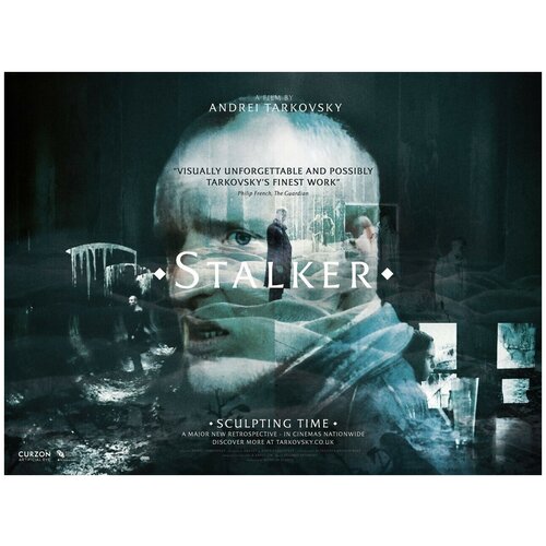 Плакат, постер на холсте Stalker-A. Tarkovsky/Сталкер-А. Тарковский. Размер 21 х 30 см