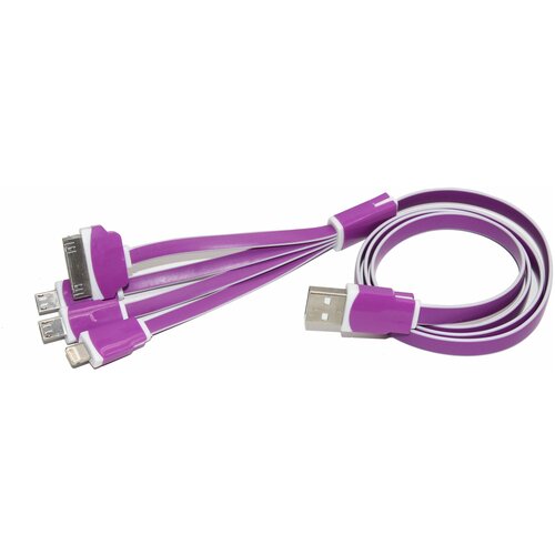 Шнур USB А-microUSB/iPhone 4/совместимый с iPhone5/microUSB 1метр шнур плоский