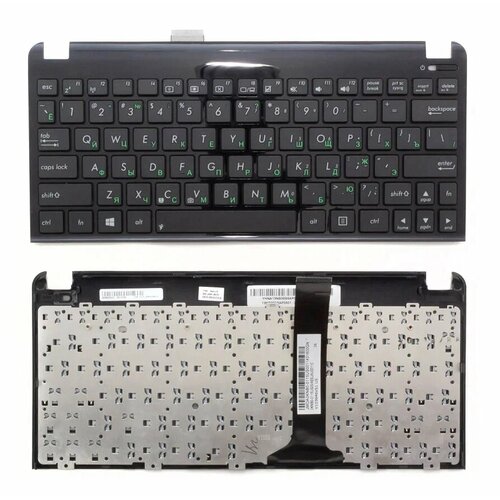 Клавиатура для ноутбука Asus 90NB00J2-R31US0, Русская, черная с черным топкейсом