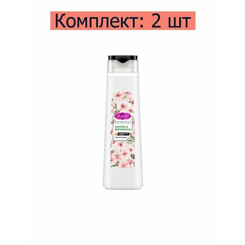 Гель для душа Camay Botanicals Японская сакура, 400 мл, 2 шт