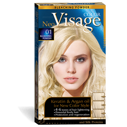 VISAGE Color Hair Fashion / Осветляющая пудра VISAGE Bleaching Powder