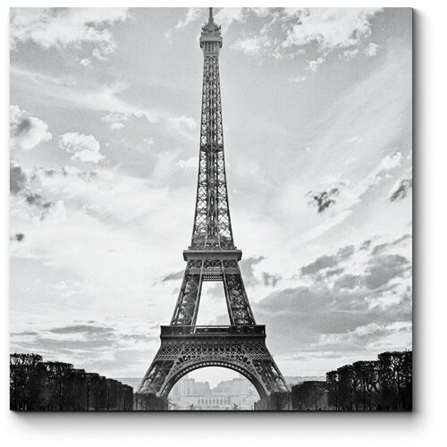Модульная картина Черно-белый Париж 60x60
