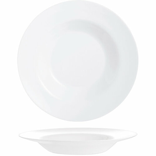 Тарелка для пасты "Эволюшнс Солюшн", 6 шт, стекло, диаметр 28.5 см
