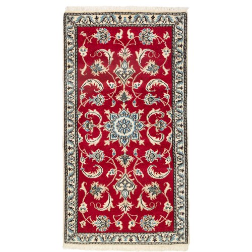 Ковер ИКЕА ПЕРСИСК НАИН, красный/бежевый/черный, 1.35 х 0.85 м