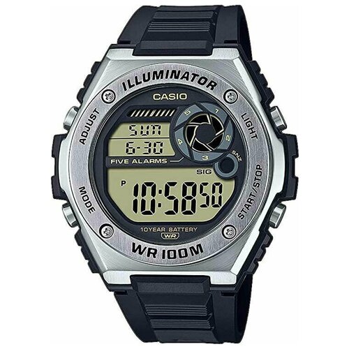 Наручные часы CASIO Collection MWD-100H-9A, желтый, золотой