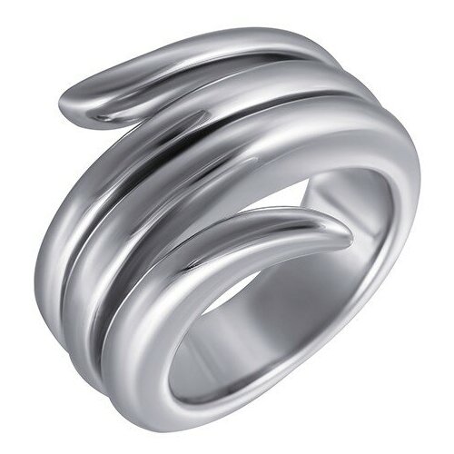 Кольцо JV, серебро, 925 проба, размер 18