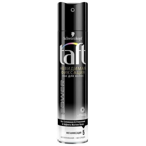 Лак для волос Taft Power «Невидимая фиксация», мегафиксация, 225 мл