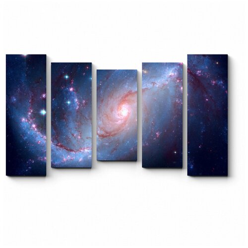 Модульная картина Спираль галактик 110x66